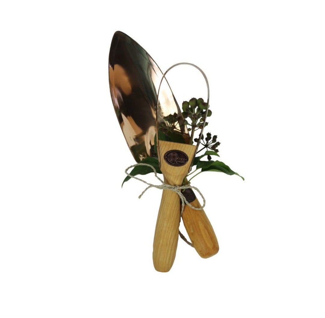 PKS Solid Copper Garden Tool “starter Set for Garden Friends” Trowel ...