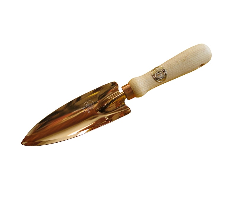 PKS Copper Hand Shovel “mira” Narrow Flower Shovel Garden Shovel Flower ...