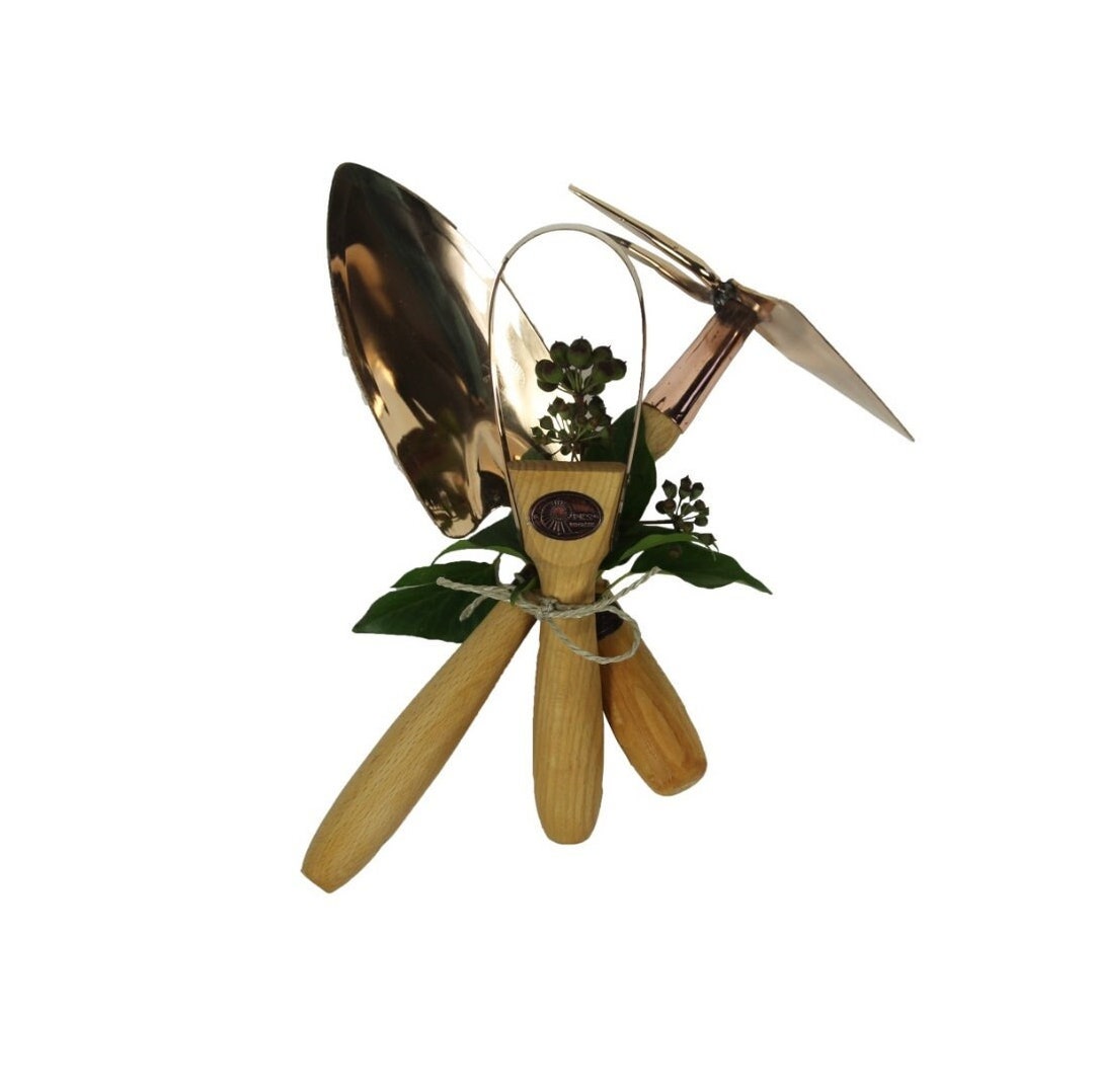 PKS Solid Copper Garden Tool “professional - Set” Trowel / Shovel and ...
