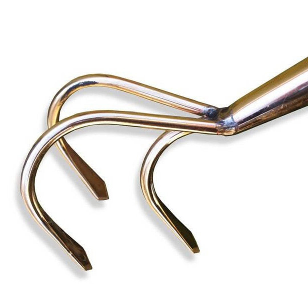PKS Solid Copper Cultivator Bed Hoe "taurus" Without Handle - Garden ...