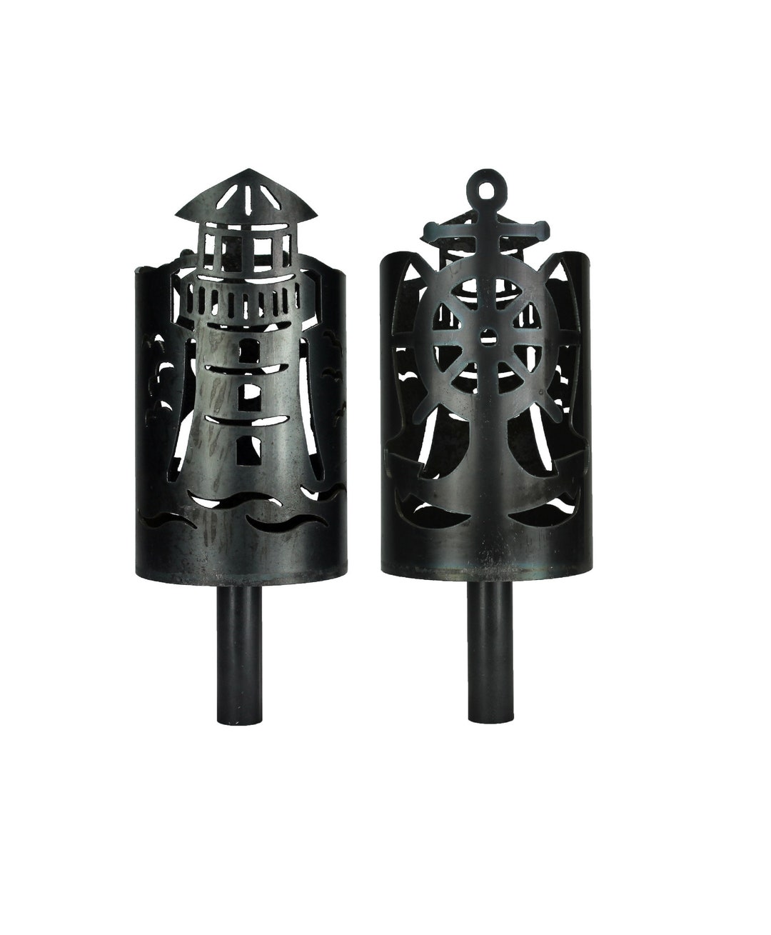 Torch Lighthouse Motif 2, Complete Set With Handle Wax Rolls - Etsy