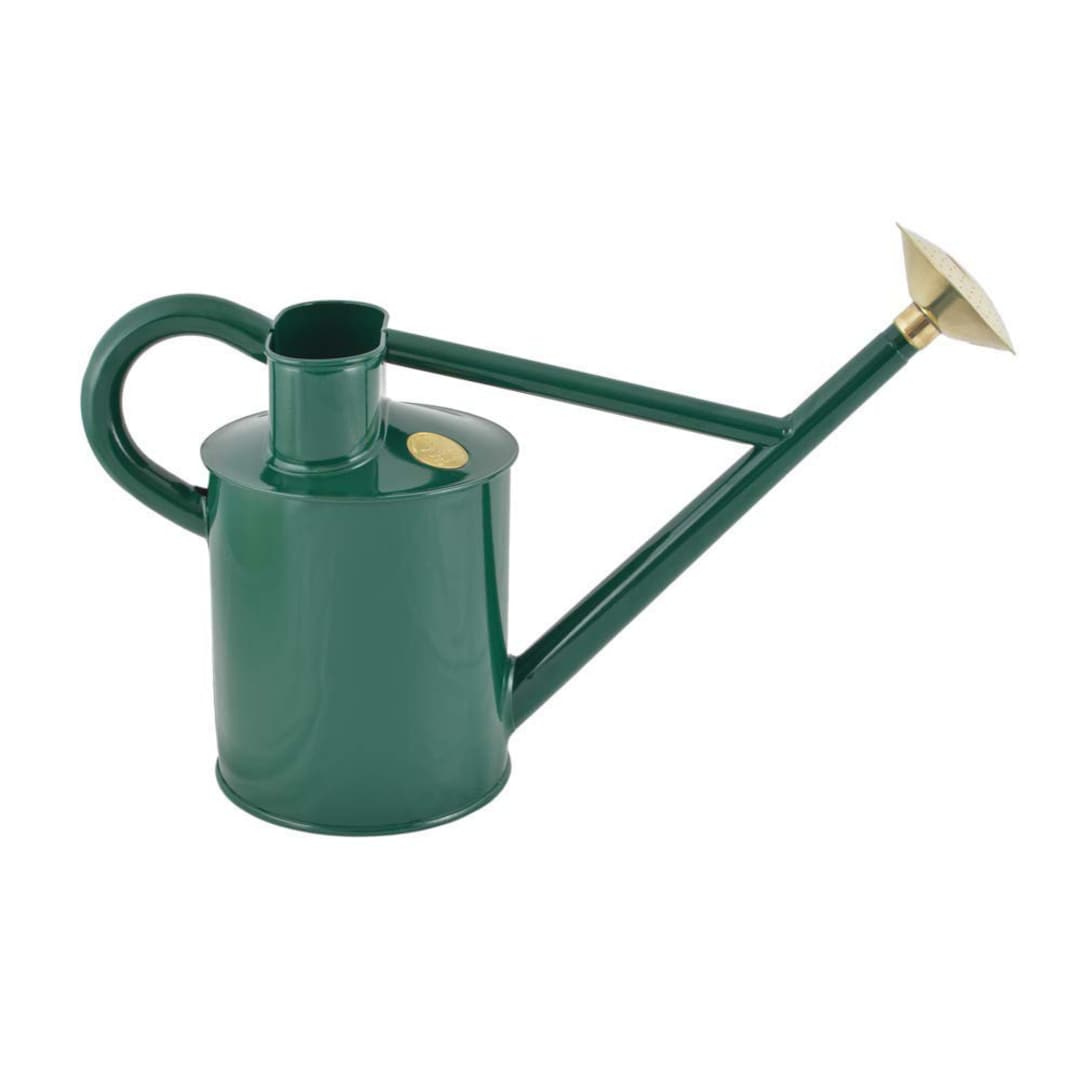 Haws Traditional Traditional Watering Can 4.5 L Green British Green the Bearwood Brook Green One ...