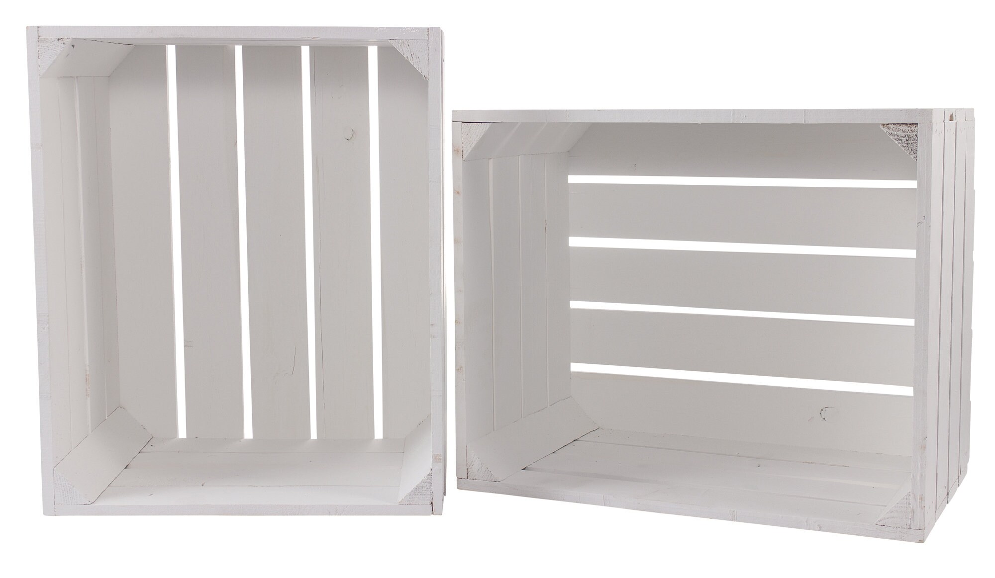Classic White Wooden Box / Fruit Box New Ideal as a Stylish - Etsy