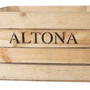 Beautiful Rustic Fruit Box Wine Box altona Natural - Etsy