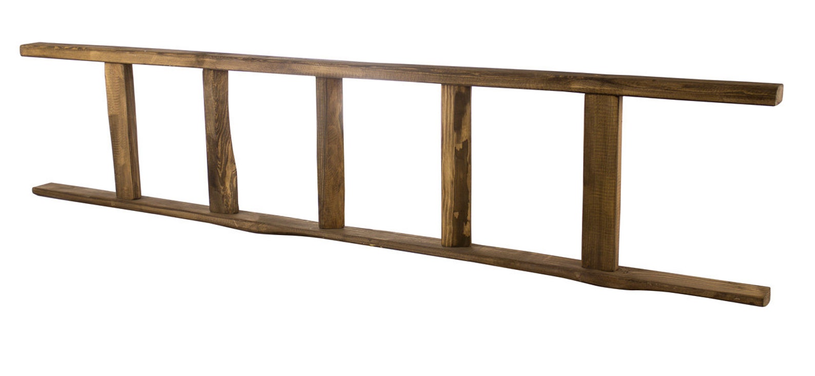 Great Wooden Ladder in Dark Brown With 5 Sprouts Ideal for - Etsy