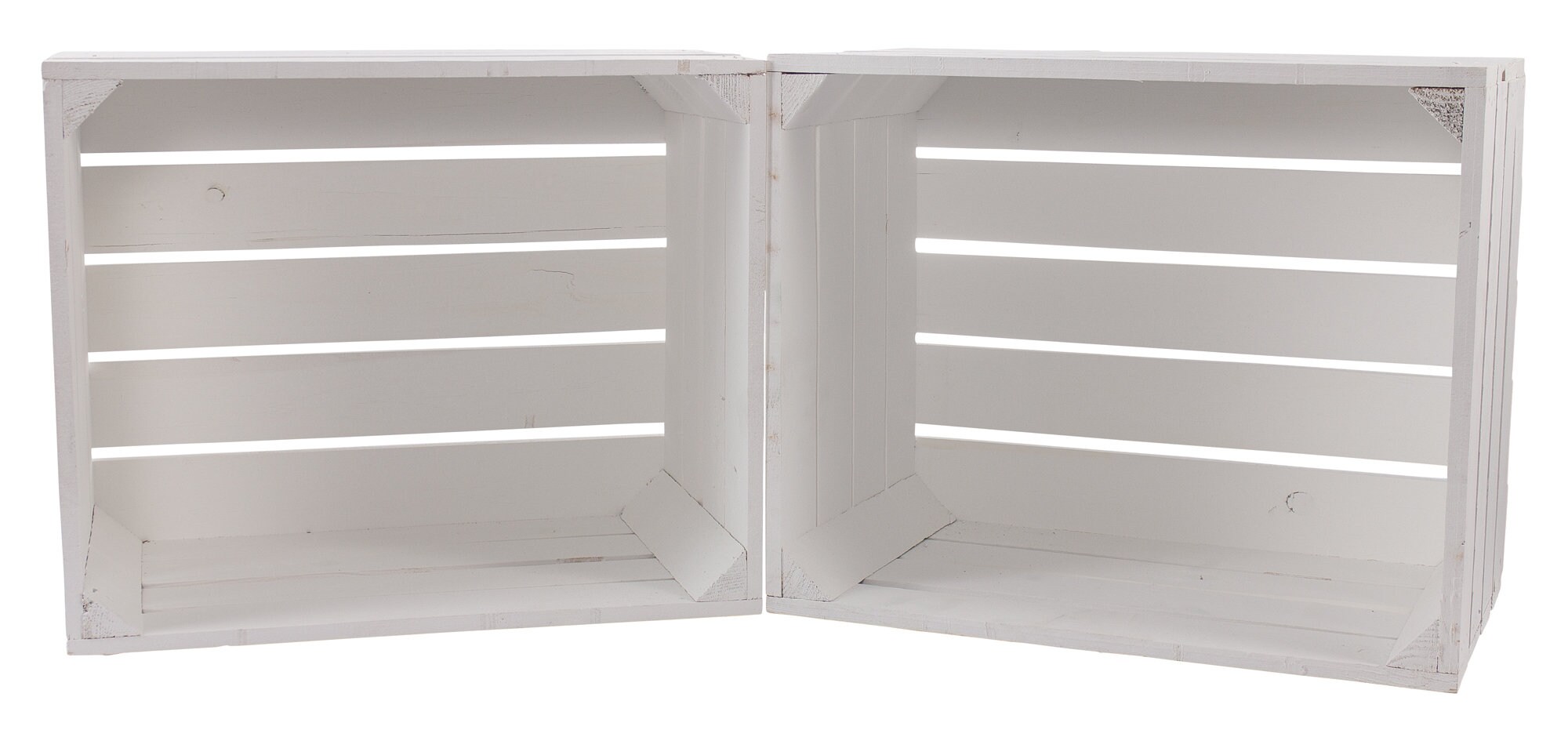 Classic White Wooden Box / Fruit Box New Ideal as a Stylish - Etsy