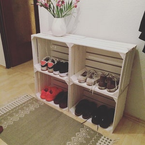 Classic White Wooden Box / Fruit Box New Ideal as a Stylish - Etsy