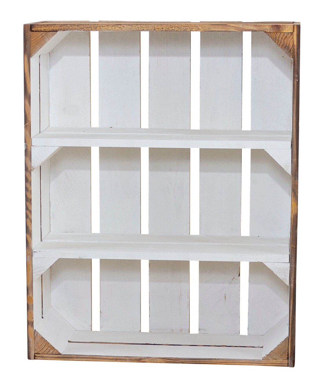 Great Scandinavian shelf flamed outside & white inside made | Etsy