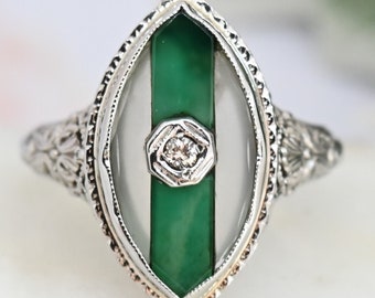 Antique Diamond Onyx Ring 18k Gold Filigree Pinky Ring Size Antique Diamond Onyx Ring 18k Gold Filigree Pinky Ring Size