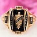 1965 Class Ring 10k Gold Ripon High School m P Initials Size 6.75 / N ...