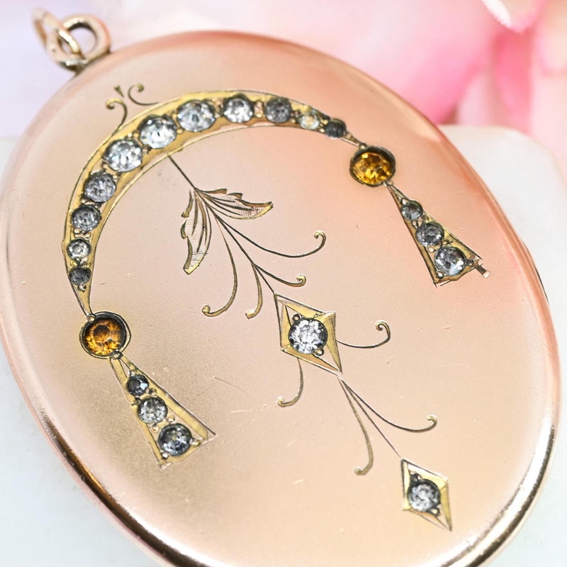 Large Oval Locket - Etsy
