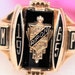 1965 Class Ring 10k Gold Ripon High School m P Initials Size 6.75 / N ...
