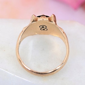 1965 Class Ring 10k Gold Ripon High School m P Initials Size 6.75 / N ...