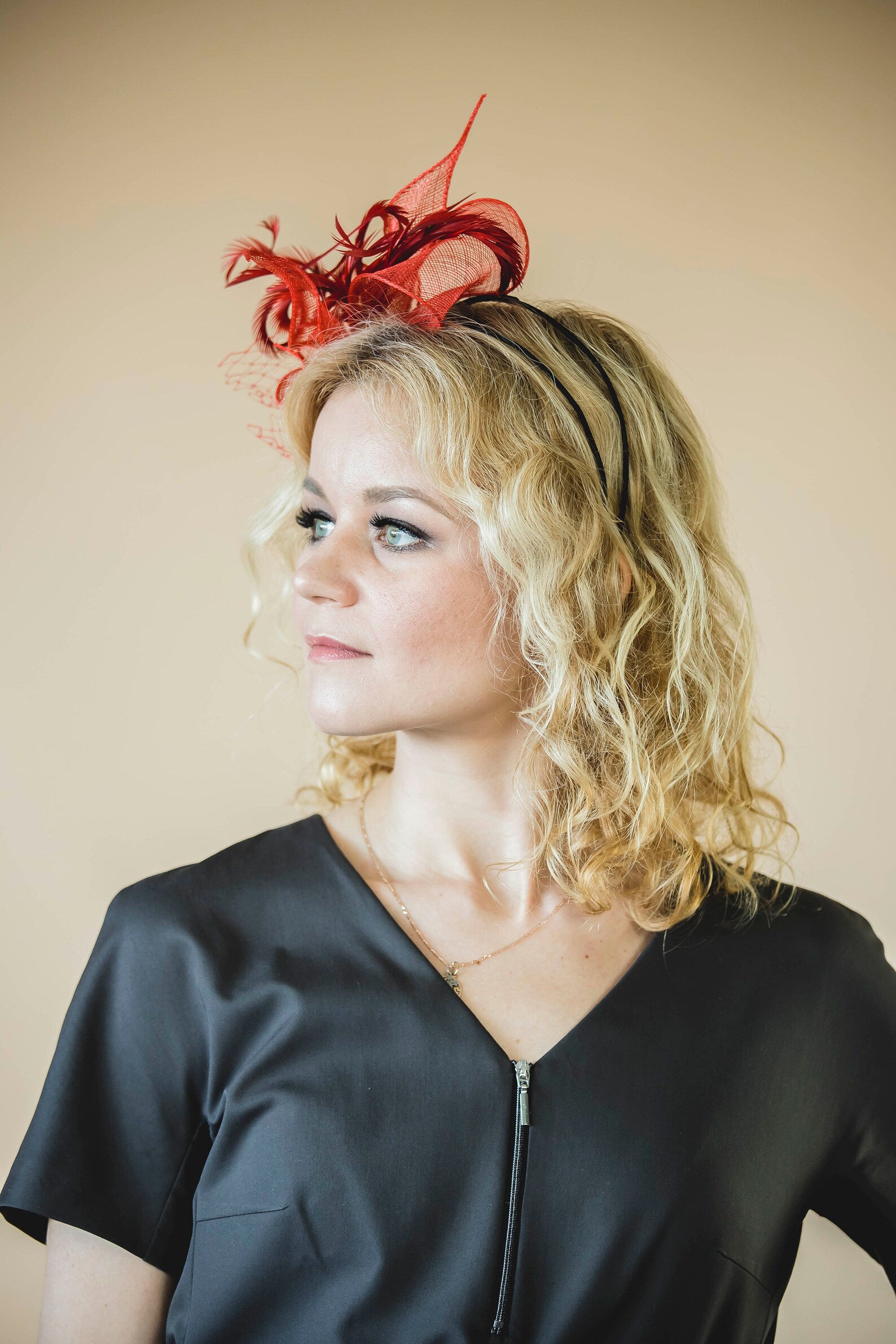 Mother of Bride, Bridesmaid Fascinator Hat, Bridal Headpiece - Etsy