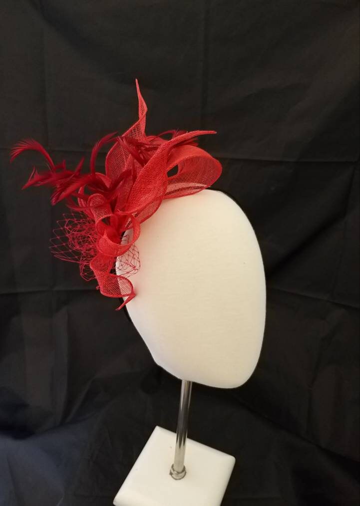 Mother of Bride, Bridesmaid Fascinator Hat, Bridal Headpiece - Etsy