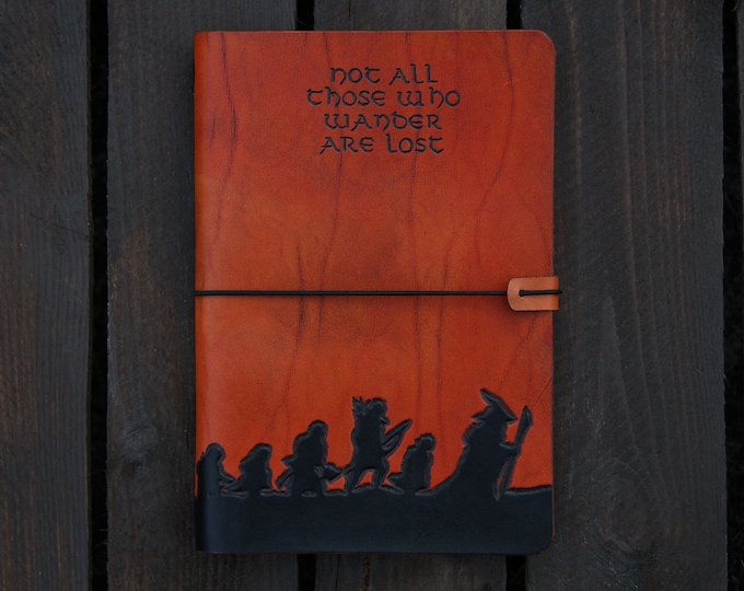 Fan-made Bilbo's Book Inspired Personalized Journal Notebook - Etsy Canada