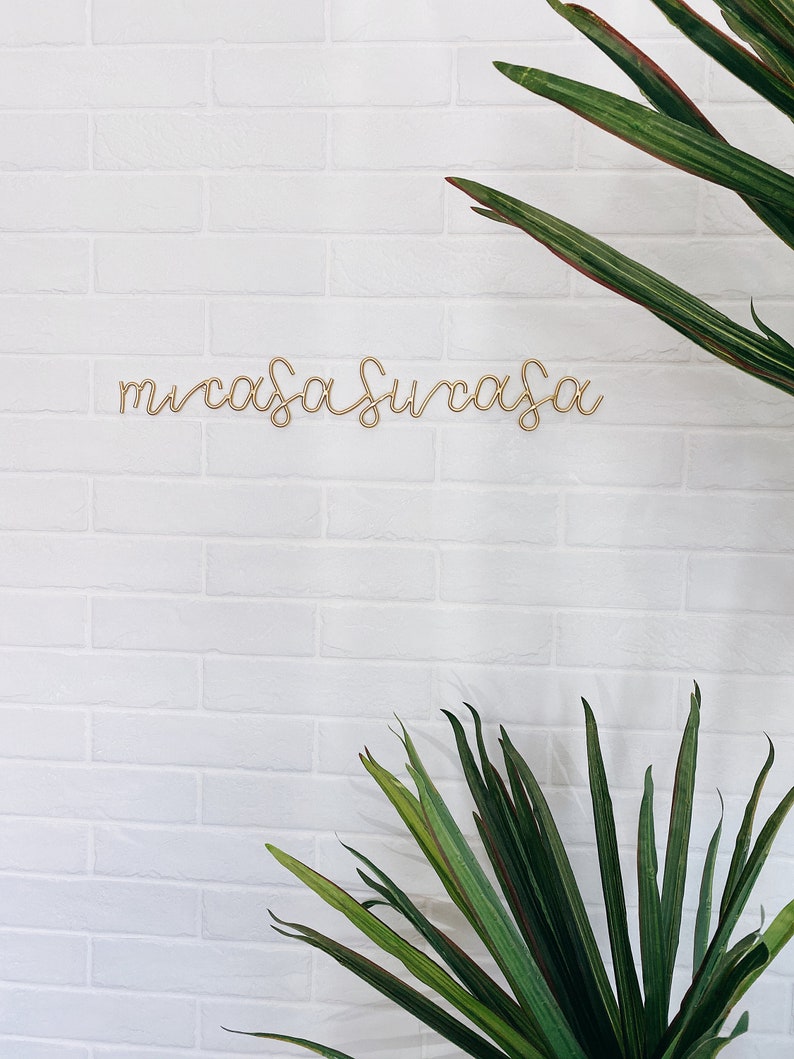 Mi Casa Su Casa Sign Mi Casa Su Casa Mi Casa Su Casa Wall - Etsy