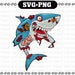 Zombie Shark SVG PNG - Funny Halloween Unique Cutting File - Commerical ...