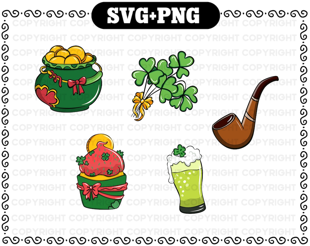 Leprechaun Shamrock St Patricks SVG and PNG Saint Patricks Day Svg ...