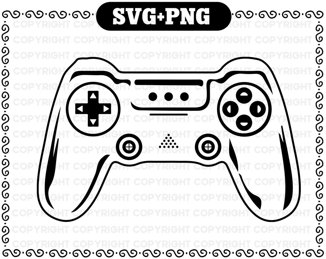 Game Controller SVG and PNG - Joystick Cutting File Svg Cricut - Gamer ...