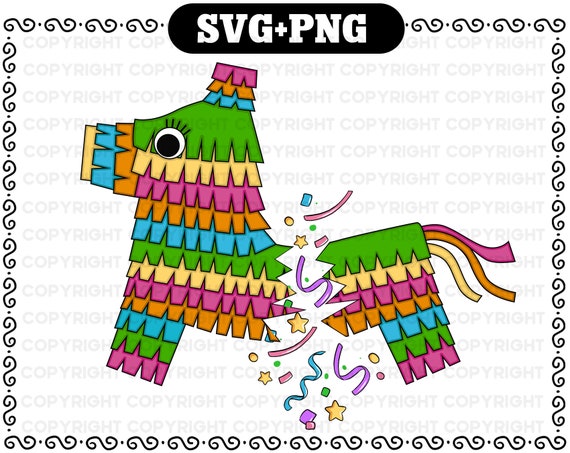 Broken Pinata SVG / Pinata Cut File Svg for Cricut / Cinco De | Etsy