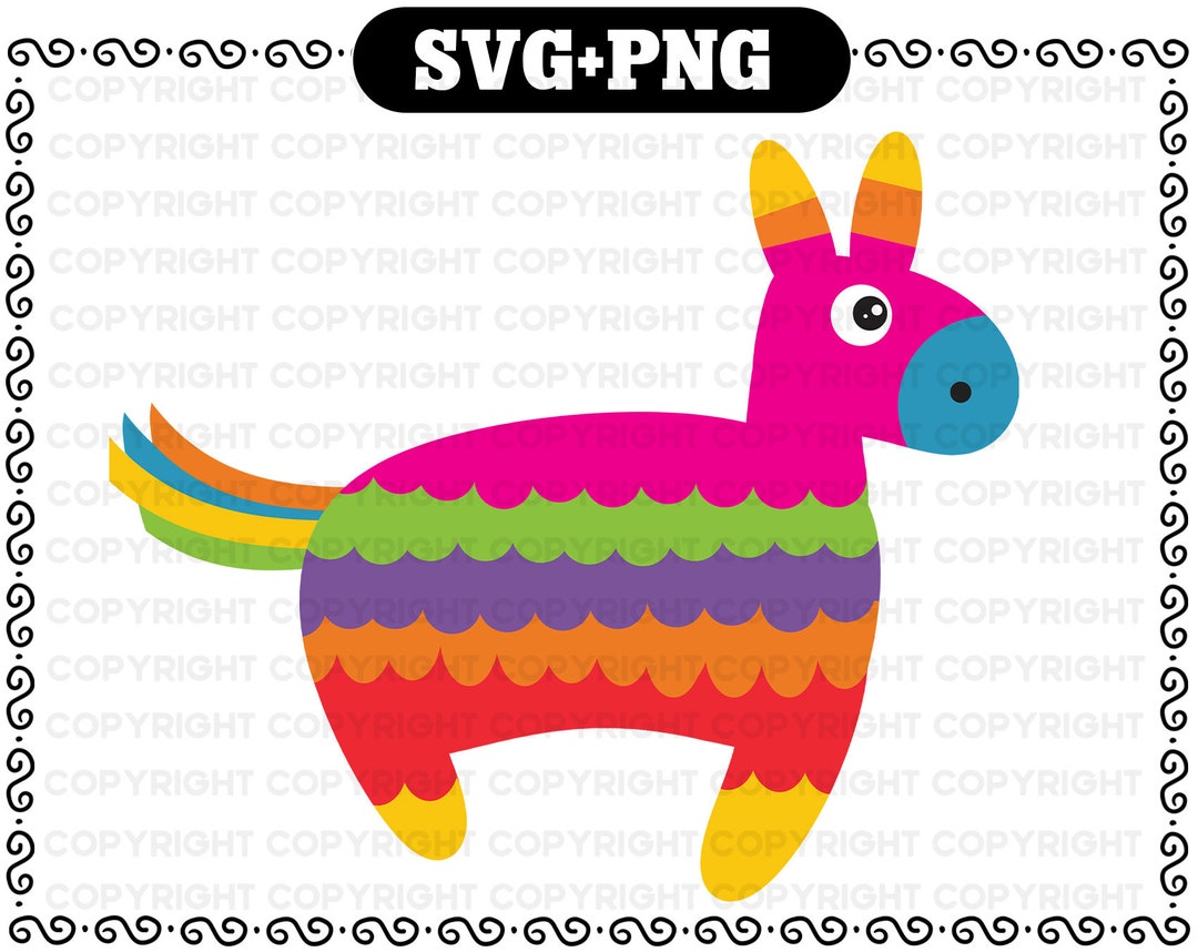 Pinata SVG PNG 2 / Pinata Cut File / Cinco De Mayo Clipart / Cinco De ...