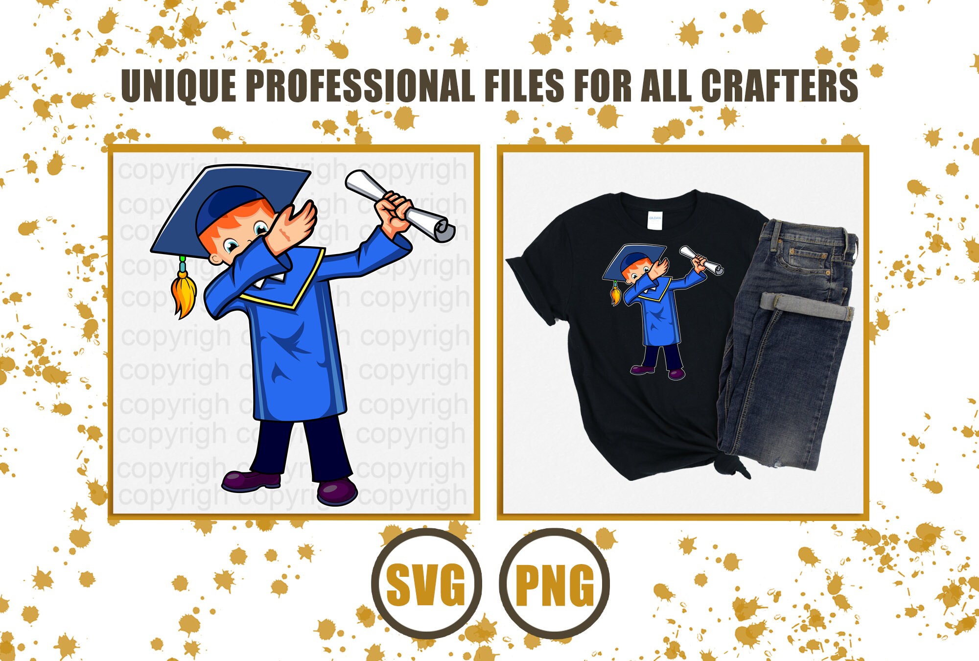 Dabbing Student Svg / Dabbing Male Graduation 2021 Svg for | Etsy