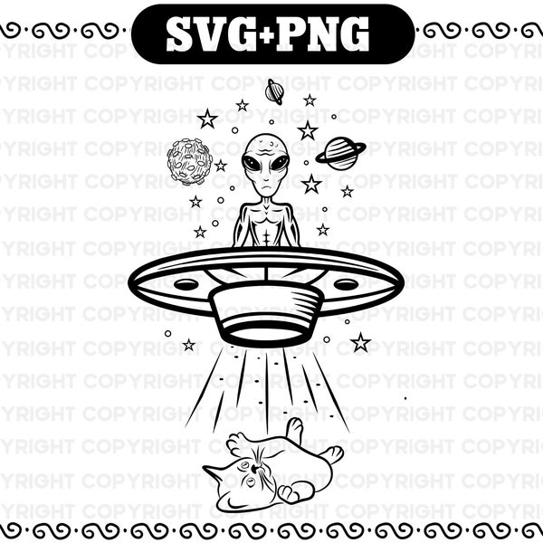 Alien Svg - Etsy