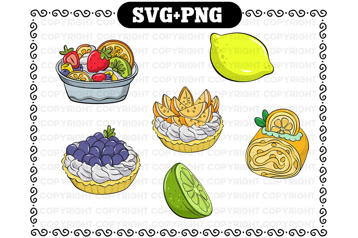Obst SVG und PNG Obst png Plotterdatei Früchte SVG - Etsy Schweiz