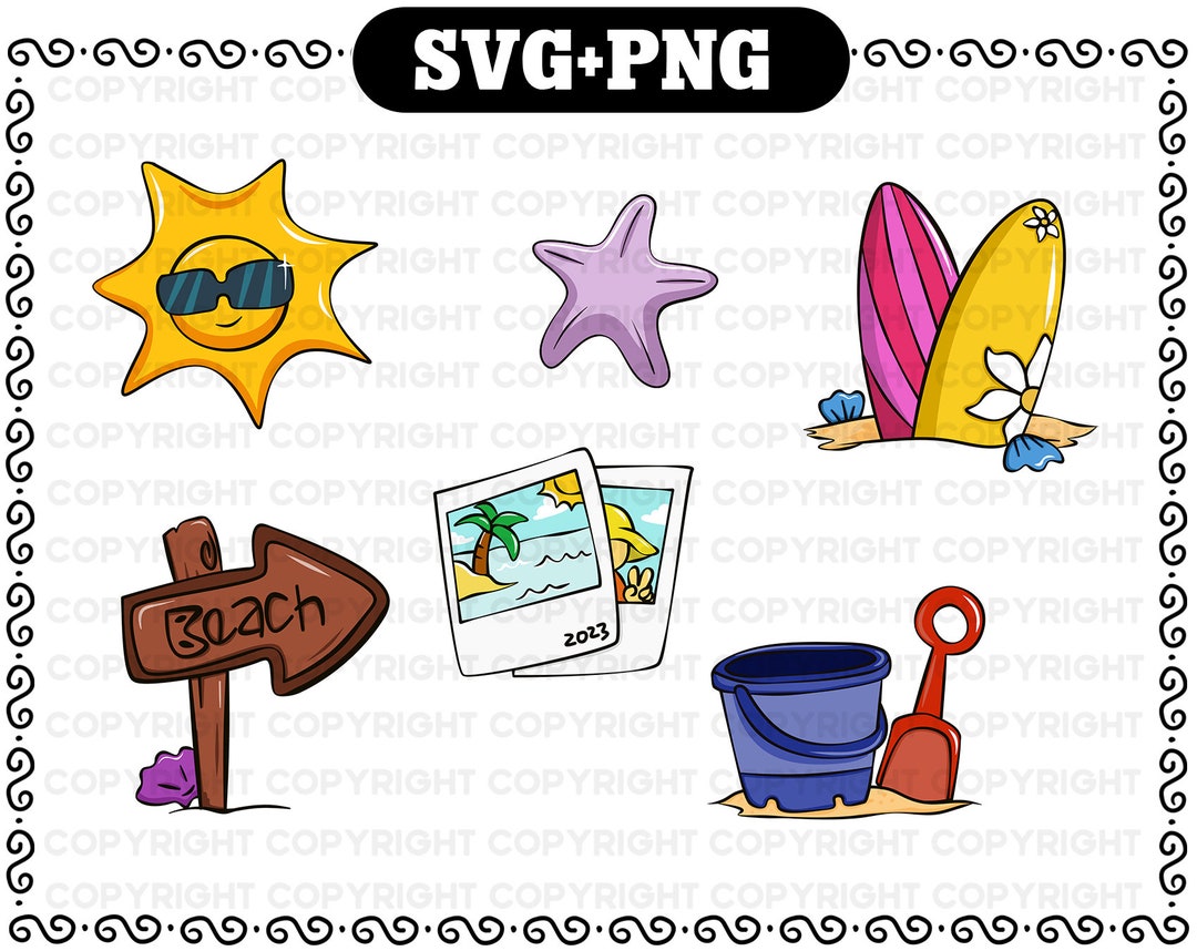 Summer SVG and PNG - Summer Beach Svg Cutting File - Vacation Svg ...