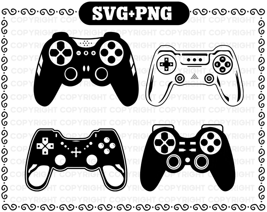 Game Controller Svg - Video Game Controller Svg - Joystick Cutting File ...