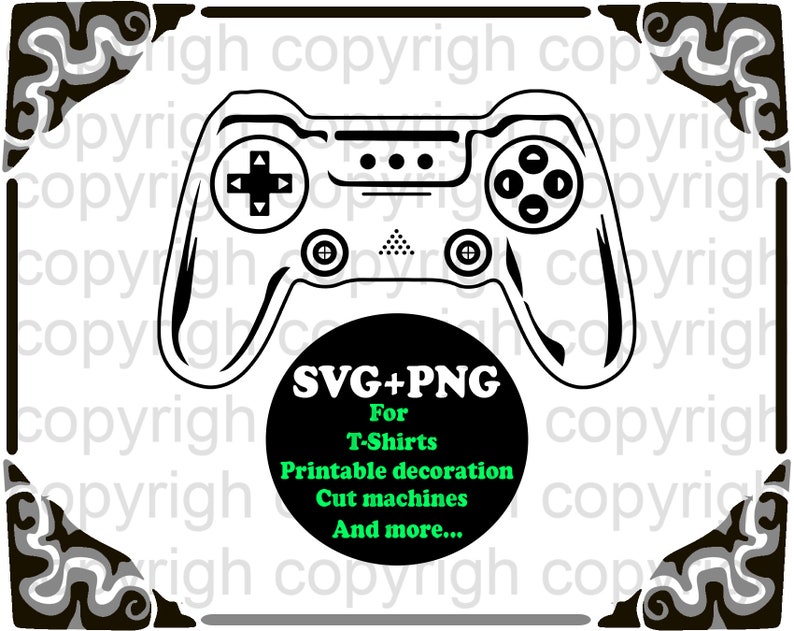 Game Controller SVG and PNG Joystick Cutting File Svg Cricut - Etsy