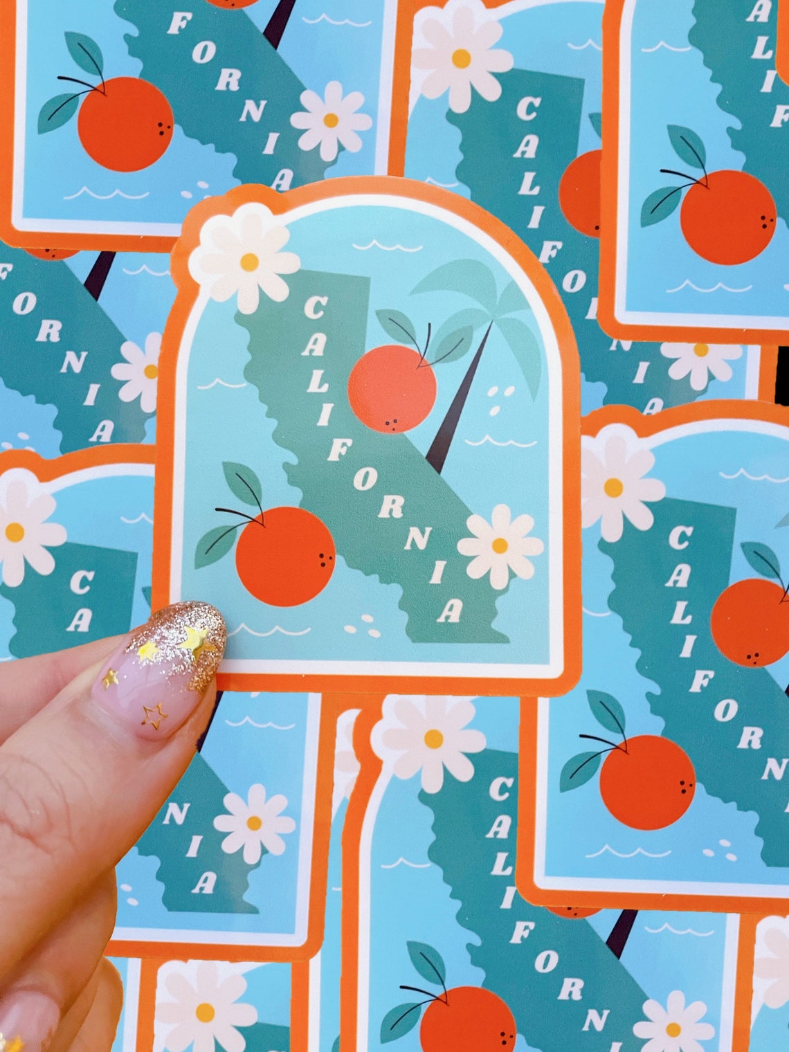 California State Waterproof Sticker|california Sticker|state Sticker ...