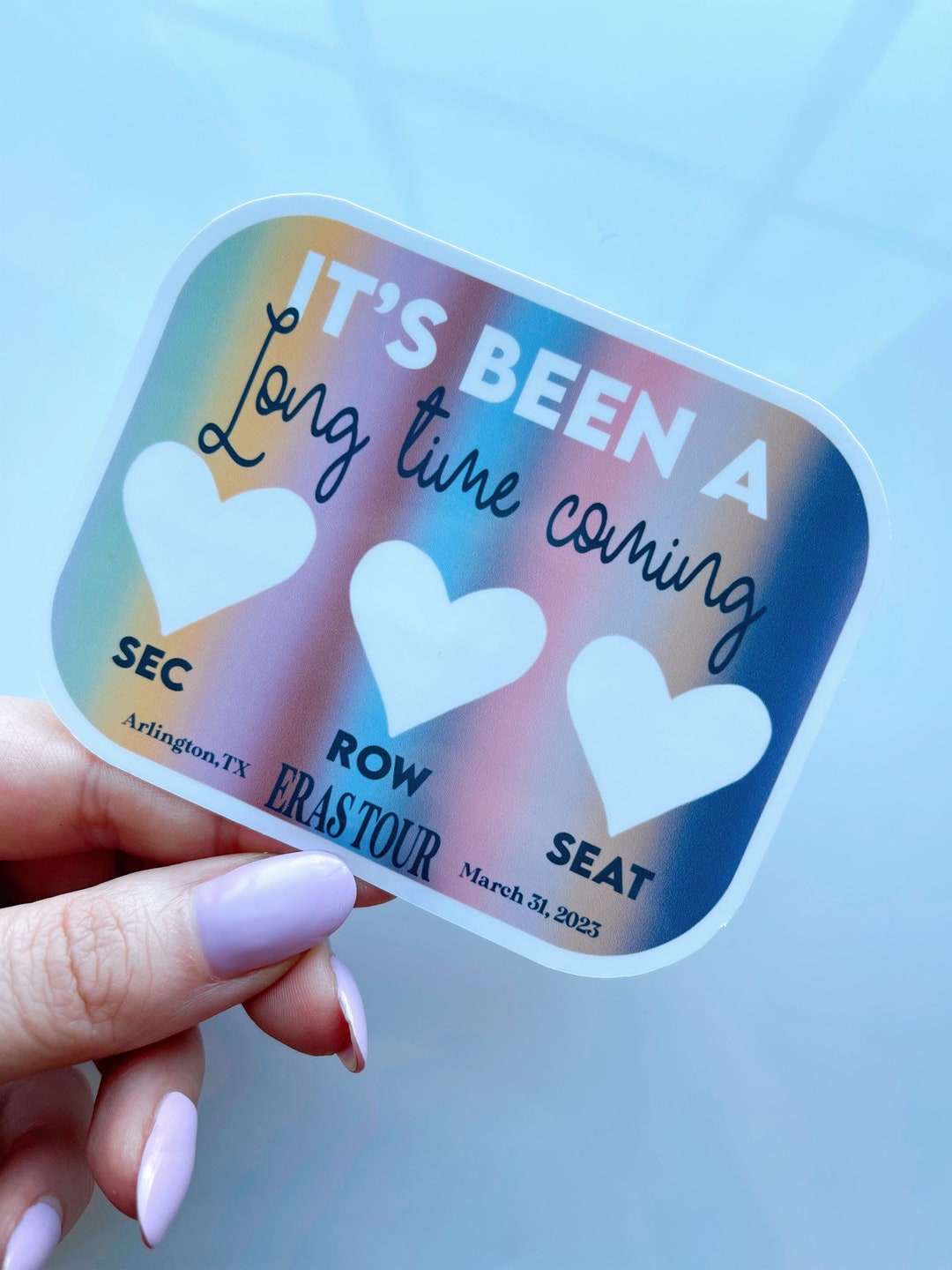 Commemorative Waterproof Sticker| Tour Merch| Tour Sticker|waterproof ...