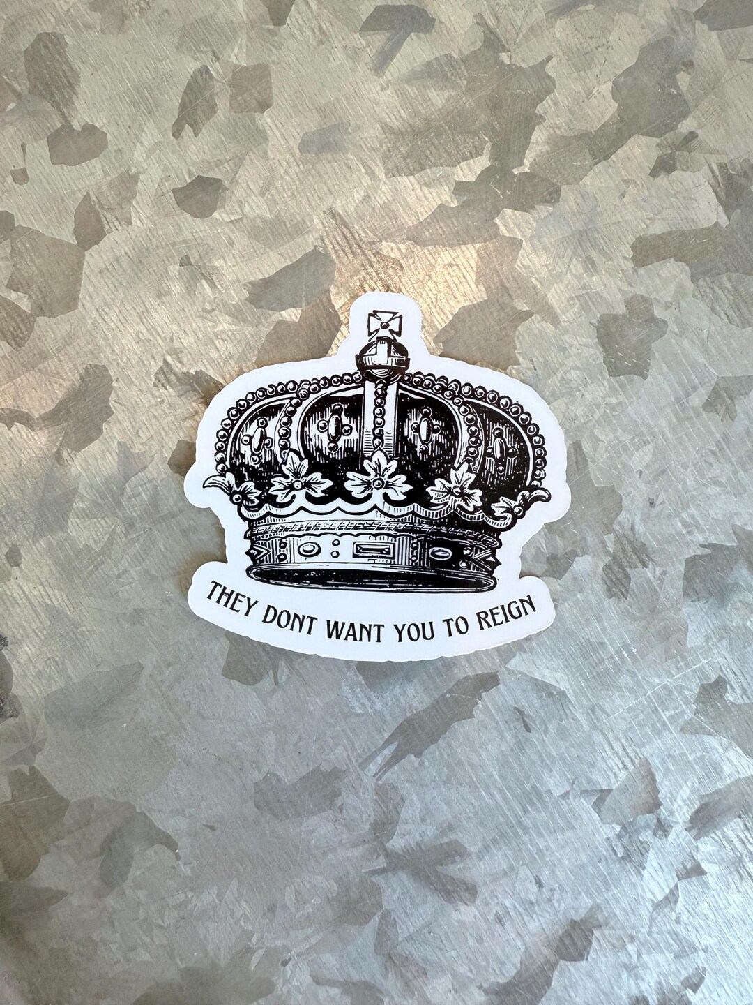 They Don’t Want You to Reign Waterproof Sticker|father Figure|ts12 - Etsy
