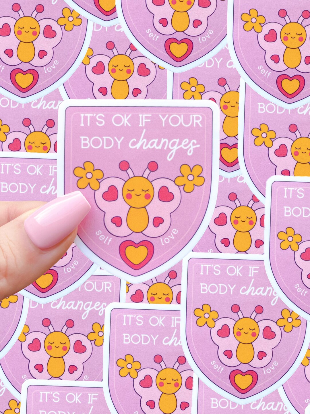 Body Positivity Sticker|self Love Sticker|self Care Sticker|waterproof ...