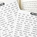 Small Talk | Sticker Sheet | Planner, Journal & Book Annotating - Etsy