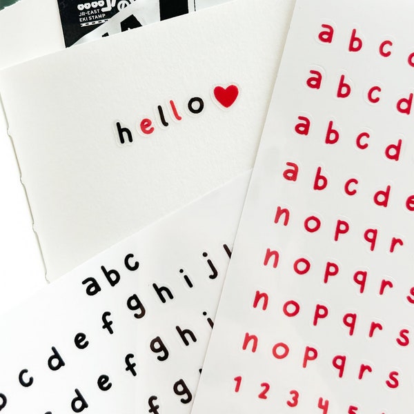 Alphabet. Stickers - Etsy