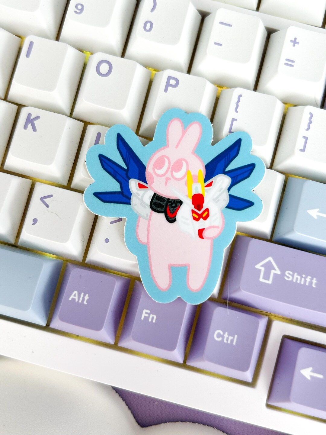 Mecha Bunny Sticker: Waterproof Anime Robot Decal - Etsy