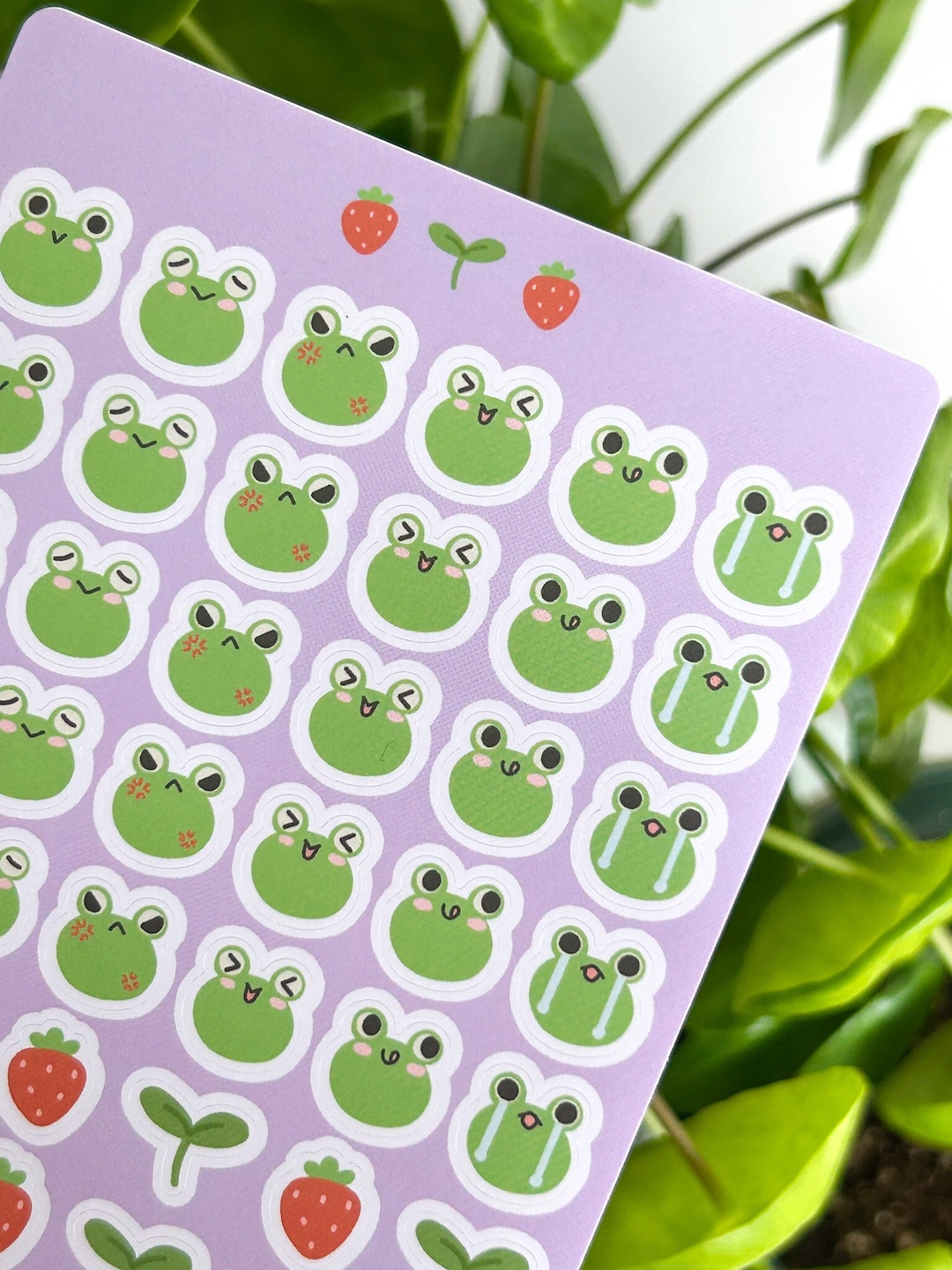 Froggy Emoji | Mood Tracker | Sticker Sheet - Etsy