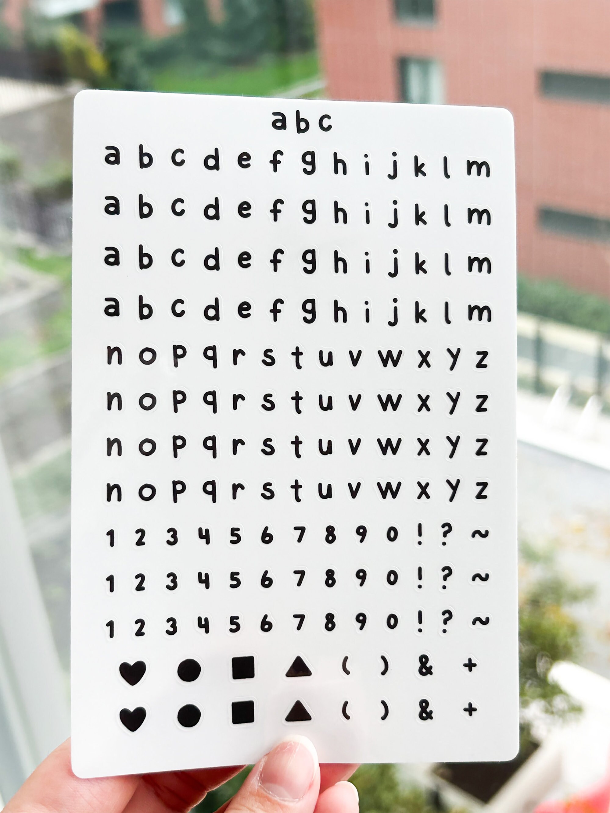 ABC Alphabet Sticker Sheet Letter Stickers Planner, Journal ...