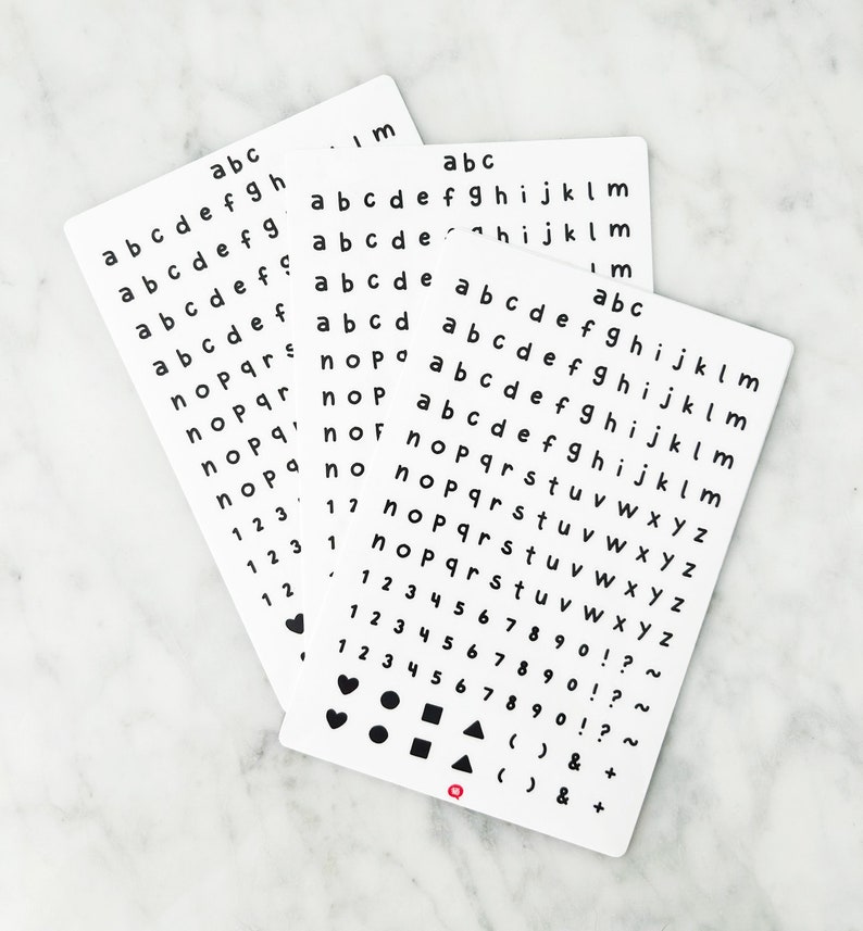 ABC Alphabet Sticker Sheet Letter Stickers Planner, Journal ...