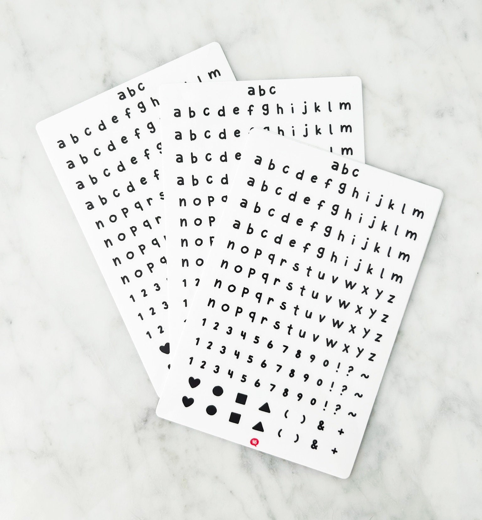 ABC Alphabet Sticker Sheet Letter Stickers Planner, Journal ...