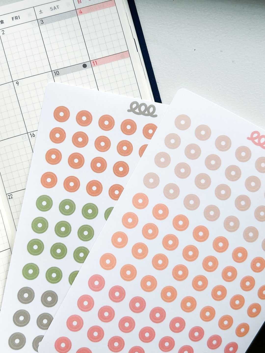 Loops | Circle Outline Sticker Sheet | Planner, Journal & Scrapbooking ...