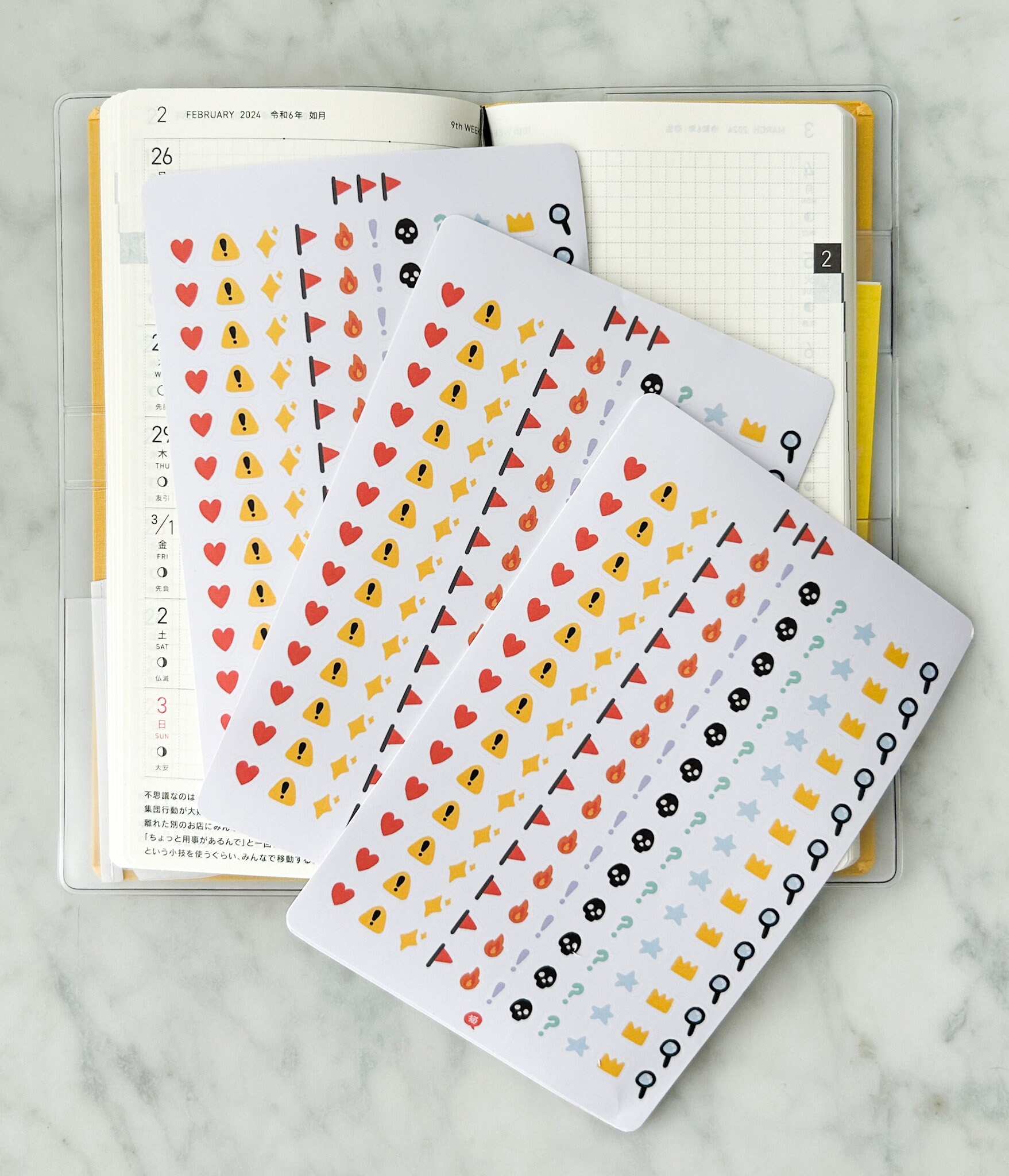 Red Flags Et Al. Sticker Sheet Planner Journal & Book - Etsy