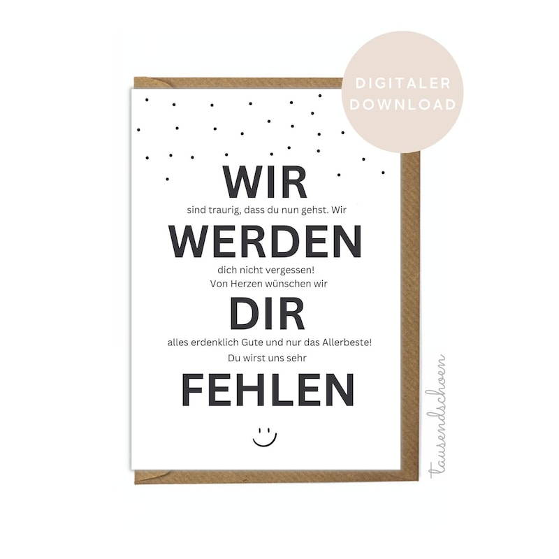 Karte abschied in den ruhestand - Etsy.de