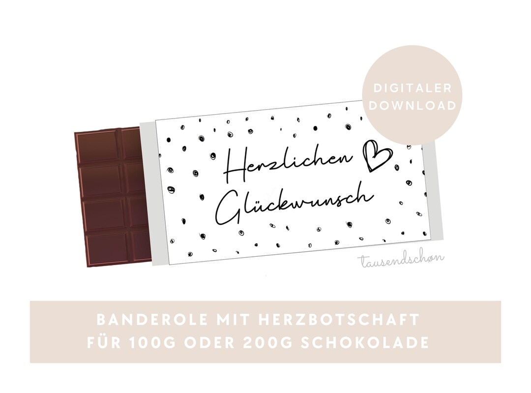Banderole for Chocolate Card Welcome to the Team Colleague at Home at ...