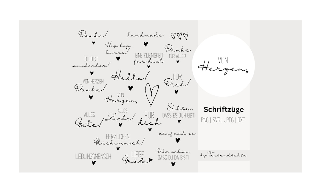 Plotterdatei Sprüche deutsch Etiketten SVG, Plotterdatei Schriftzüge, Bundle Sprüche, Anhänger ...