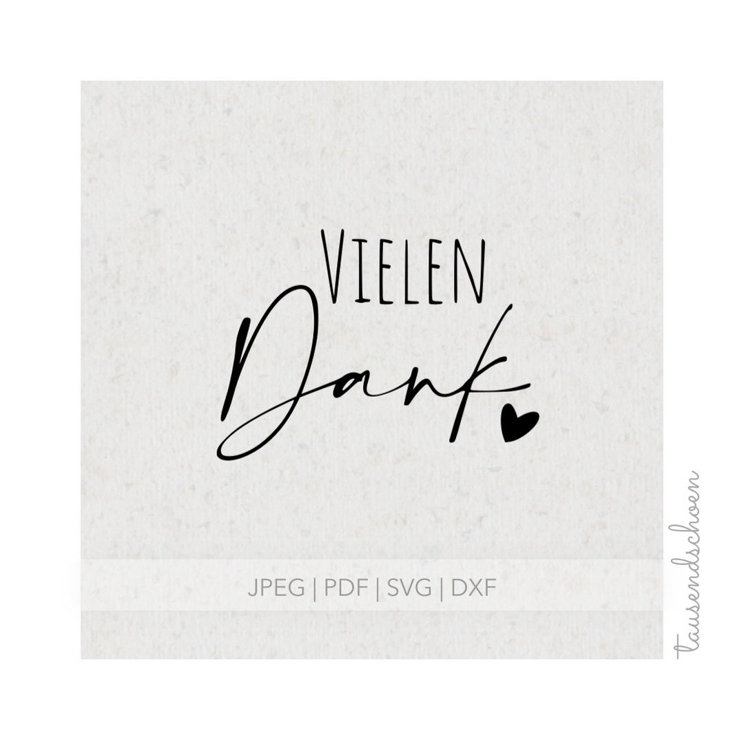 Digital Vielen Dank Datei Plotterdatei Paketaufkleber rund Ø - Etsy.de