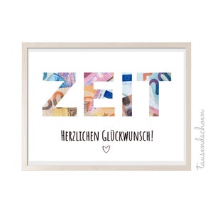 PDF Zeit schenken besonderes Geschenk Geld Geschenk Zeit für uns ...